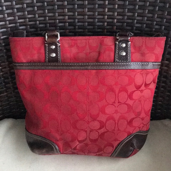 Coach | Bags | Coach Crimson G960f3973 Shoulder Bag Red | Poshmark